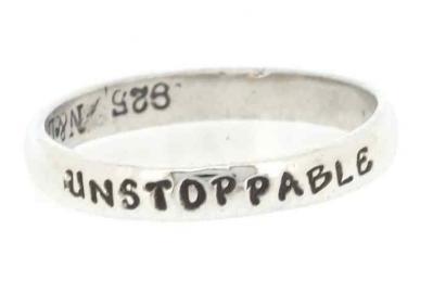 Inspirational Jewelry Rings (Unstoppable) | Nelle & Lizzy