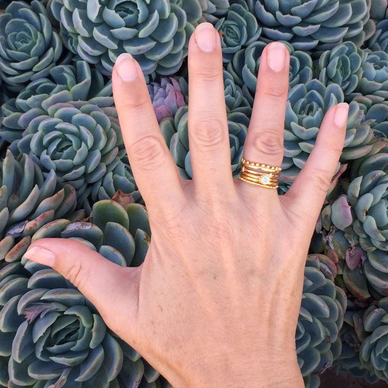Stackable Rings, Design Your Own Gold Stacking Ring Set