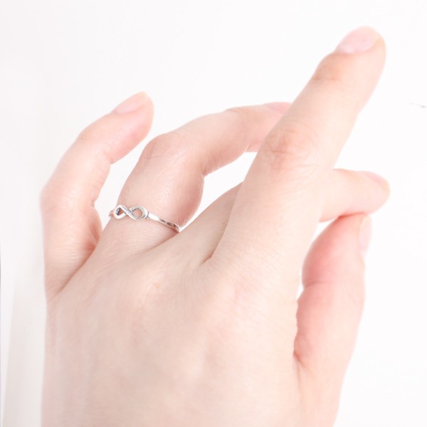 Women's Stackable Infinity Ring | Sterling Silver Infinity Band