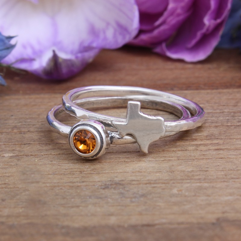 State of Texas Ring | Texas-Shaped Ring | Nelle & Lizzy