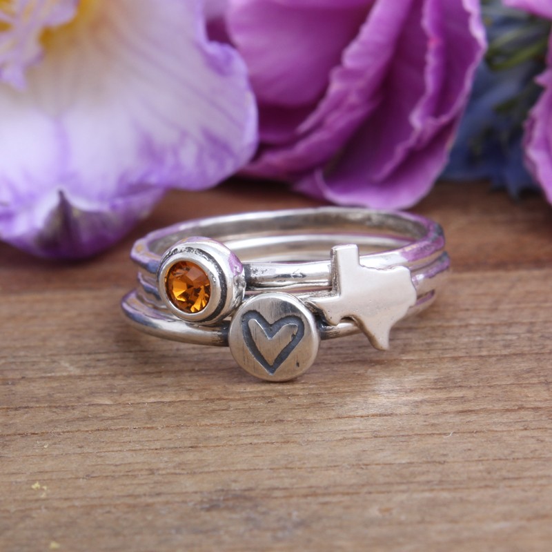 State of Texas Ring | Texas-Shaped Ring | Nelle & Lizzy
